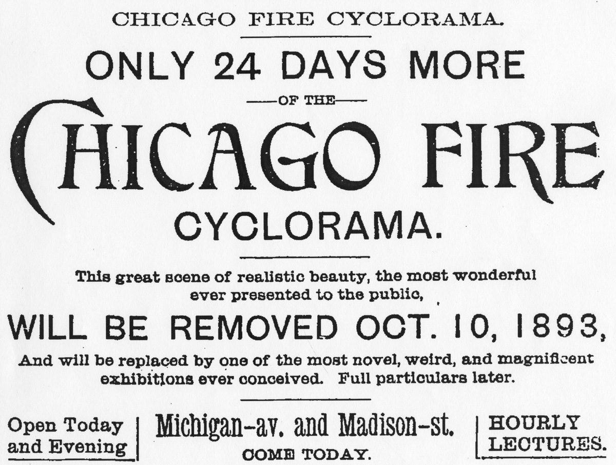 History of the Chicago Fire Cyclorama - Chicago History Museum