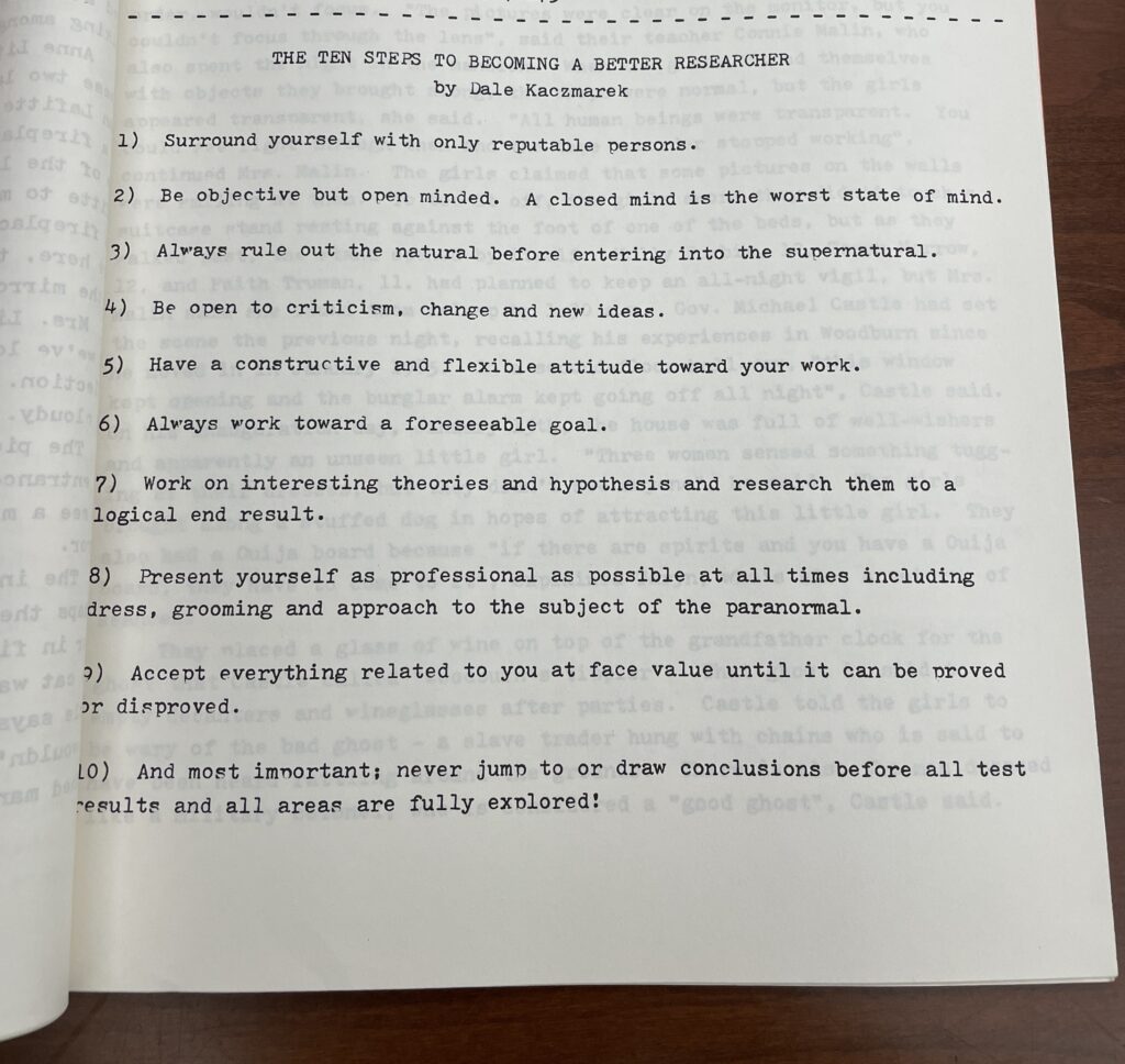 Ghost Tracking: Paranormal Research at CHM - Chicago History Museum