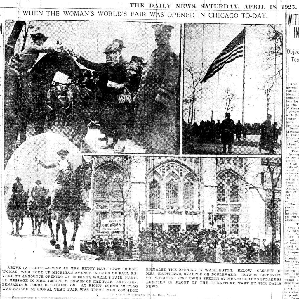 The 1925 Woman's World's Fair in Chicago - Chicago History Museum