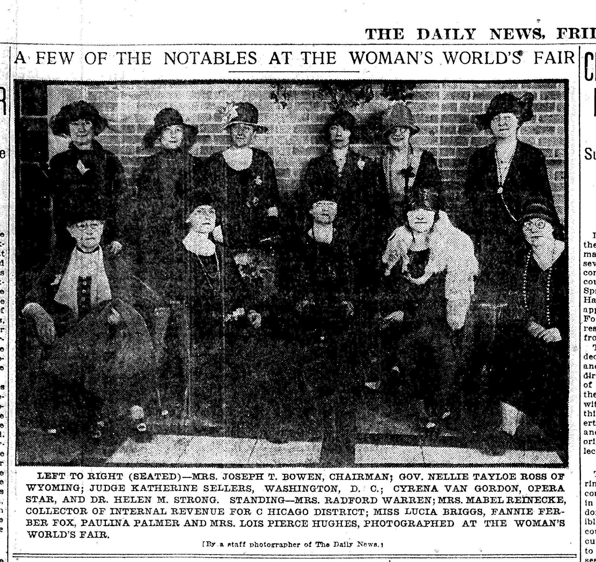 The 1925 Woman's World's Fair in Chicago - Chicago History Museum